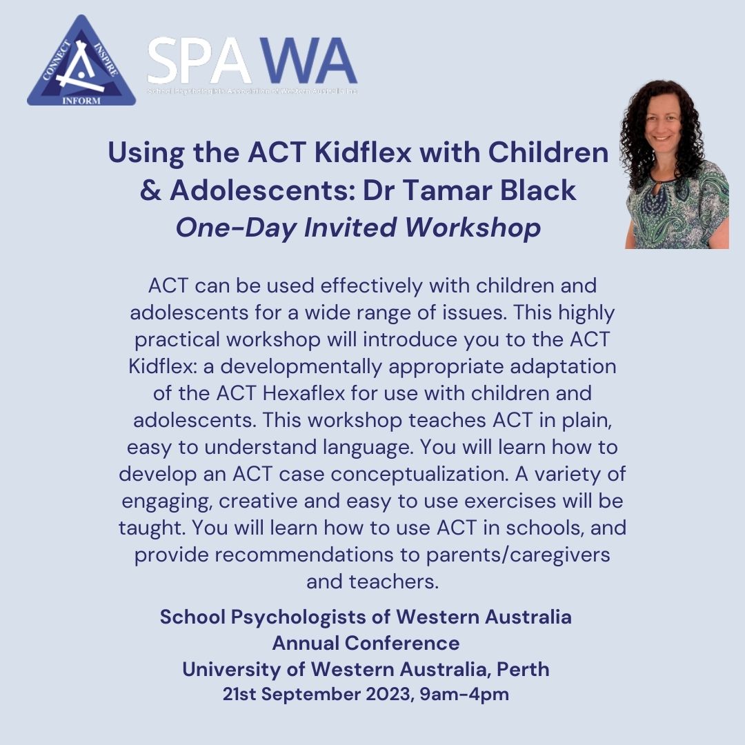 Act For Treating Children And Adolescents Workshops – DR TAMAR BLACK