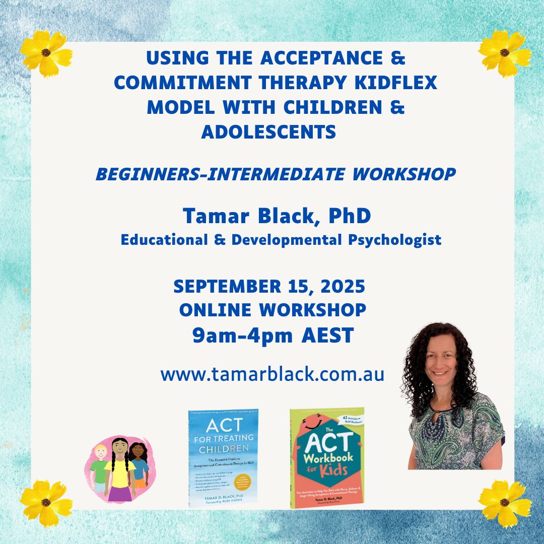 Act For Treating Children And Adolescents Workshops – DR TAMAR BLACK
